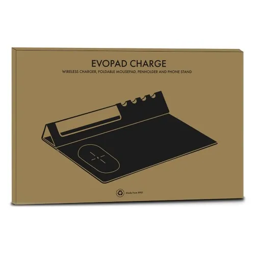 Portatif Kablosuz Şarj Özellikli Mouse Pad, Telefon Tutucu ve Kalemlik ...